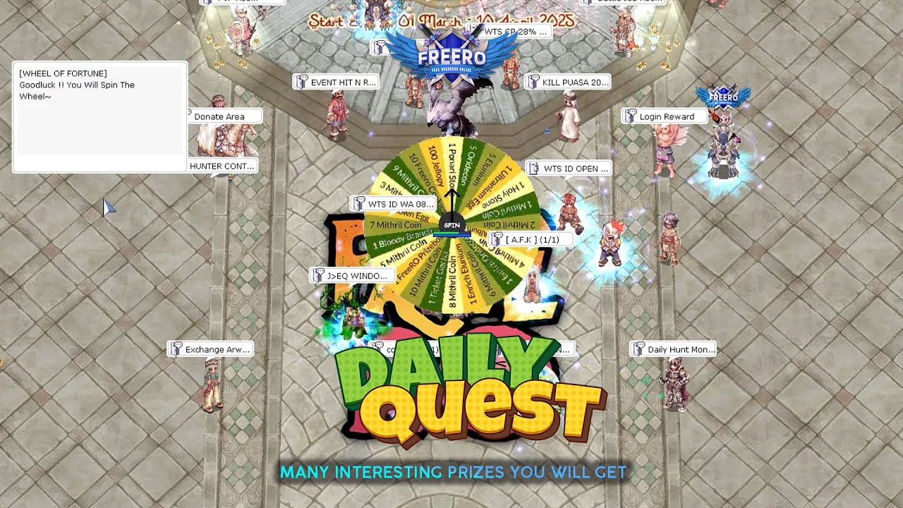 #DAILYQUESTFREERO PONARI STONE PRIZE FROM DAILY QUEST??!! - YouTube