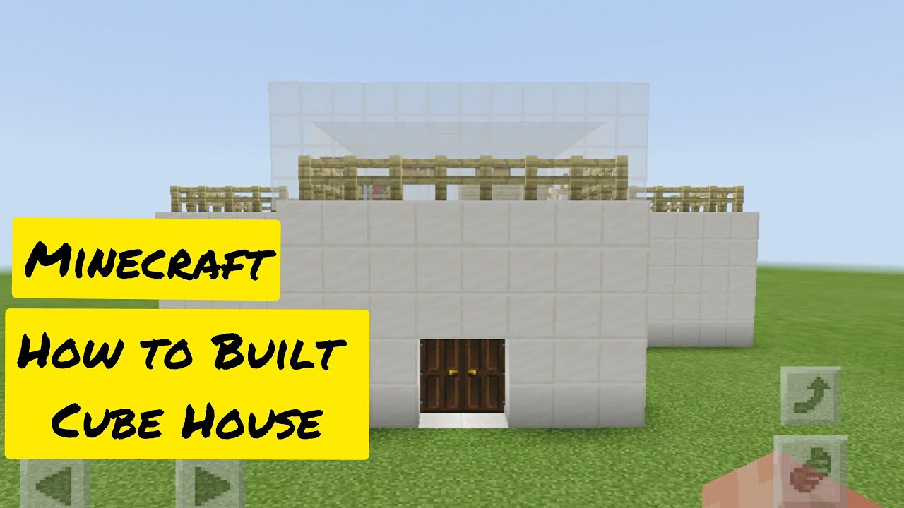 Minecraft:How to Built a Cube House:Cube House Tutorial/Modern House#04 ...