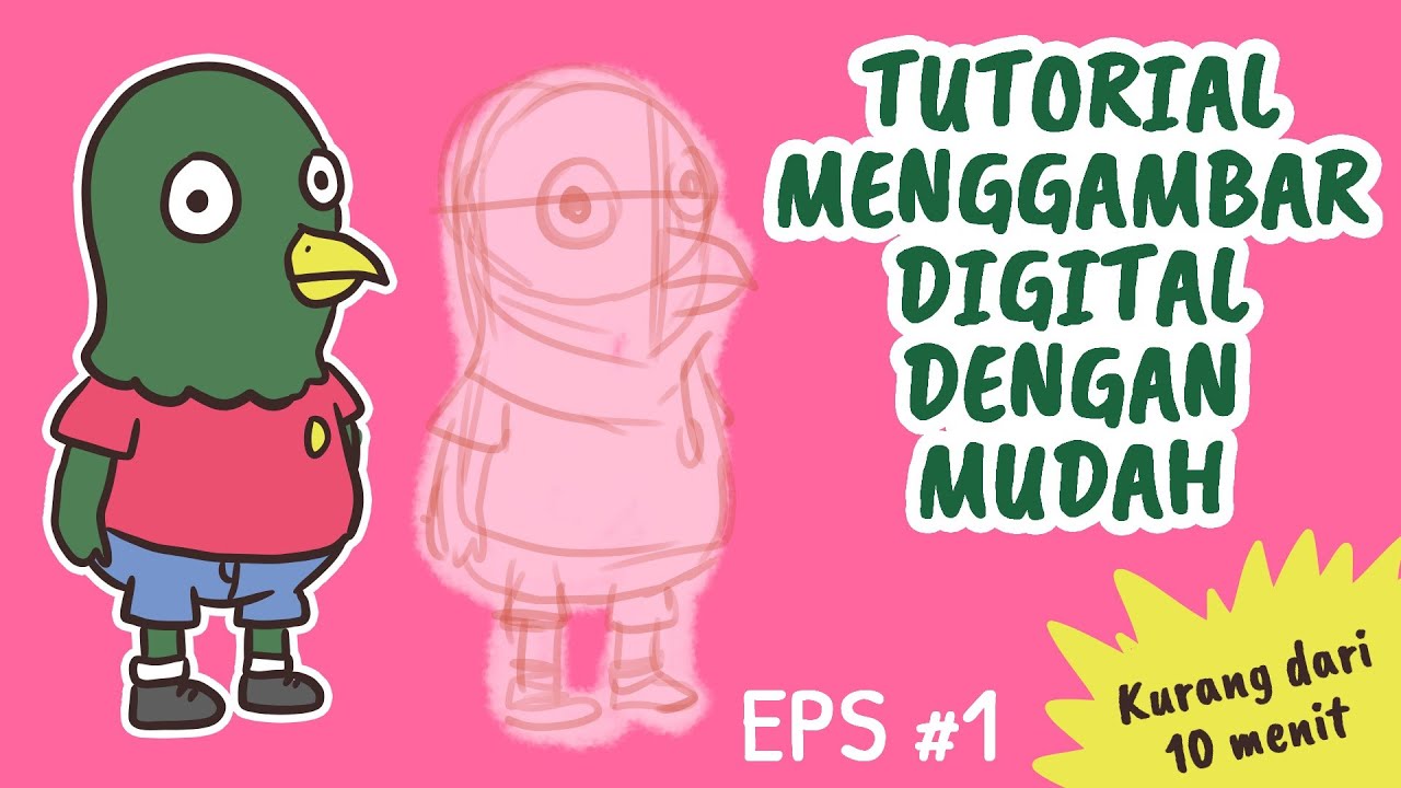 Tutorial Menggambar Digital Dengan Mudah - YouTube