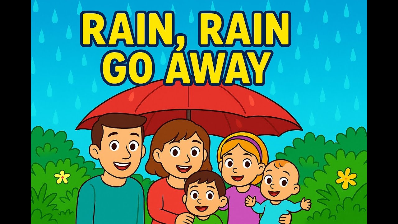 Rain, Rain, Go Away ☔ | Nursery Rhyme & Kids Song | Kids Learning - YouTube