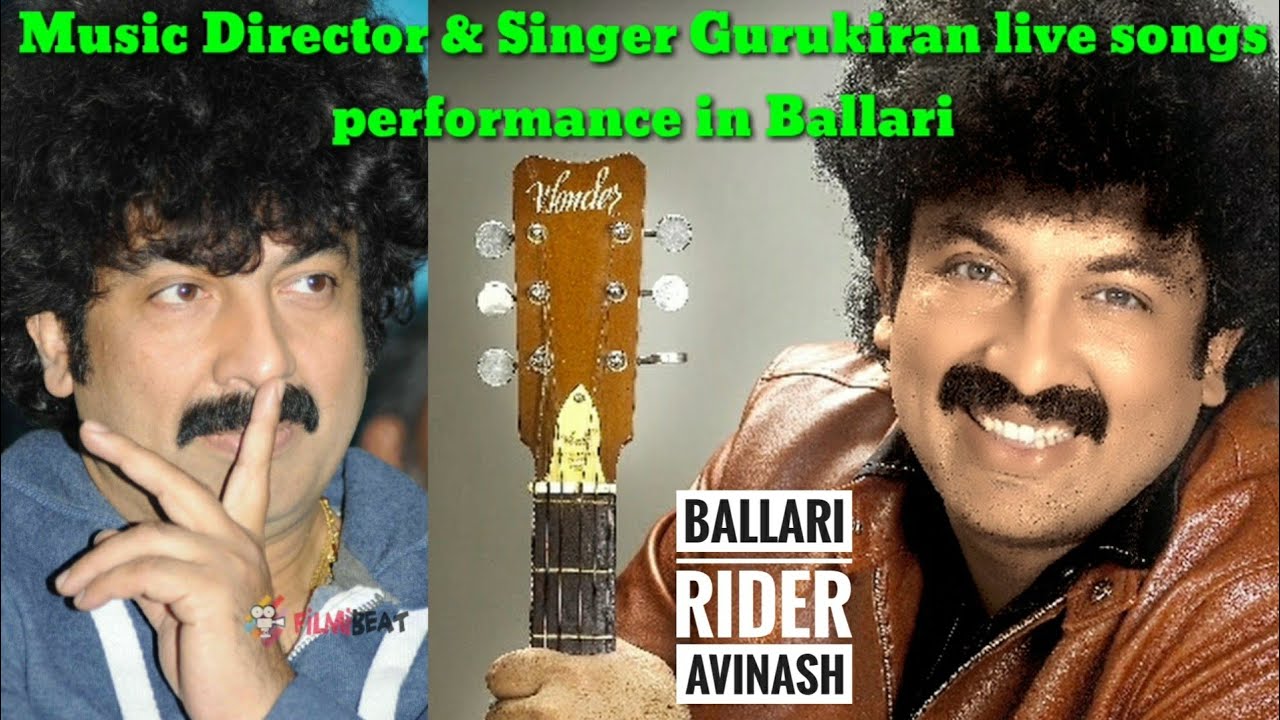 Kannada Music Director & Singer Guru kiran live song performance in ...