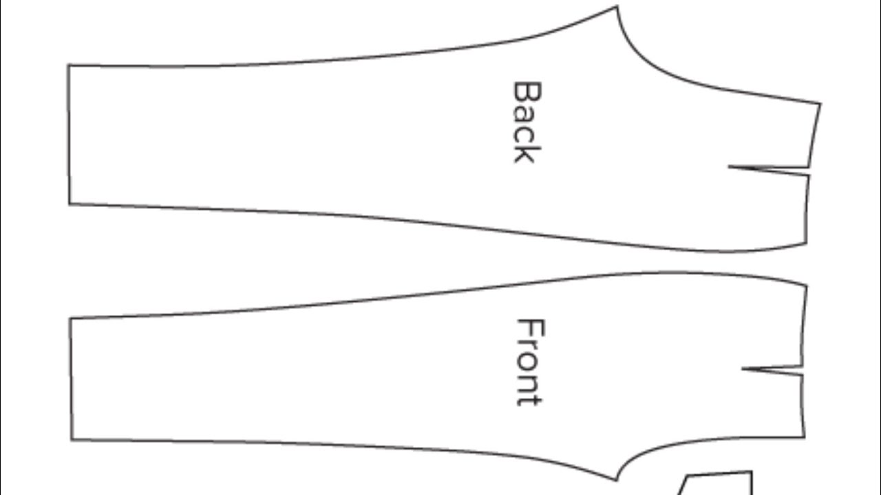 HOW TO DRAFT A TROUSER PATTERN| EASY TROUSER TUTORIAL - YouTube