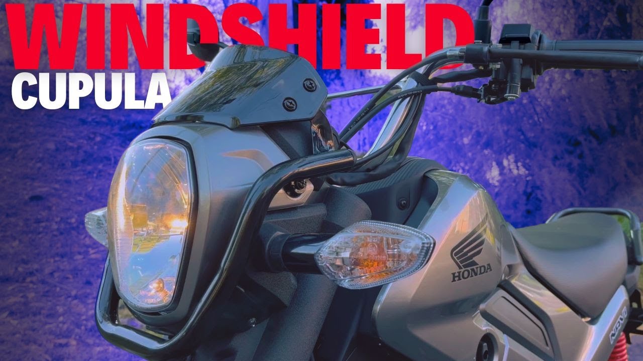 COMO Instalar WINDSHIELD o CUPULA a TU HONDA NAVI | 03-51 | NVR MOTO ...