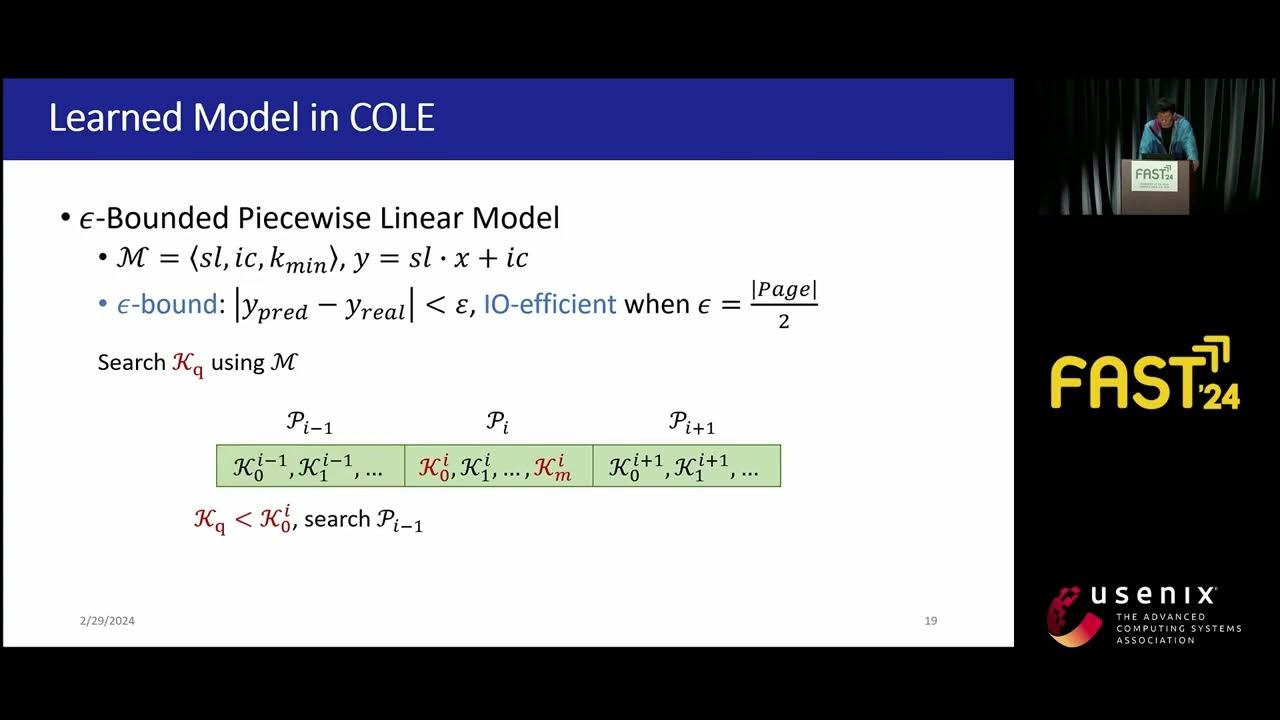 FAST '24 - COLE: A Column-based Learned Storage for Blockchain Systems - YouTube