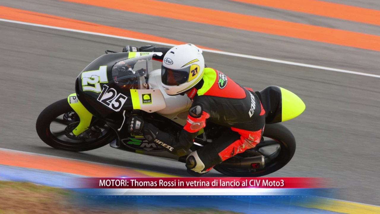 MOTORI: Thomas Rossi in vetrina di lancio al CIV Moto3 | VIDEO - YouTube