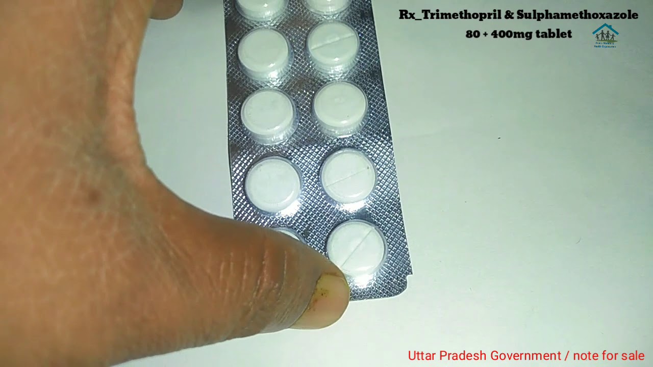 Rx_Trimethoprim & Sulphamethoxazole 80 + 400 tablet free of cost use ...