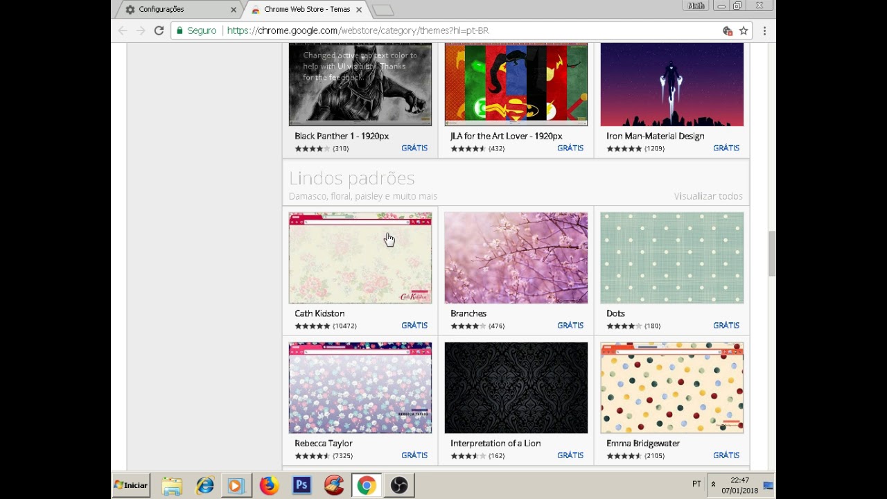 Como alterar o tema do Google Chrome - 2018 - YouTube