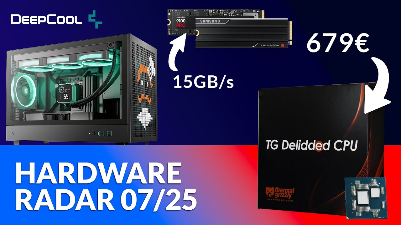 Pre-Delidded 9800x3D, New Montech AIOs & More - Hardware Radar - YouTube