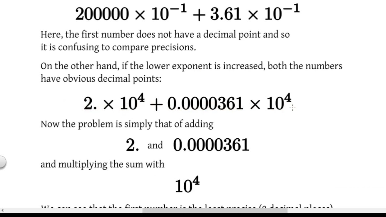 Calculations with Significant Figures Part 1 - YouTube