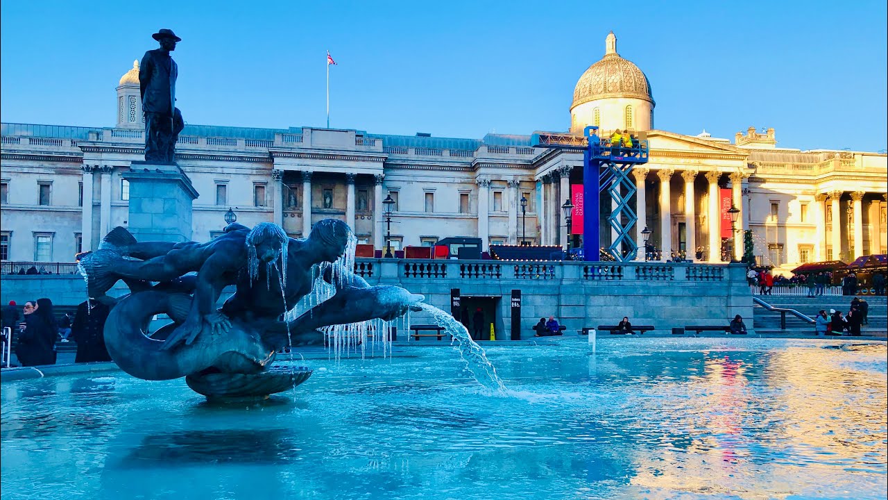 London walk Trafalgar Square January 2023 -4k - YouTube