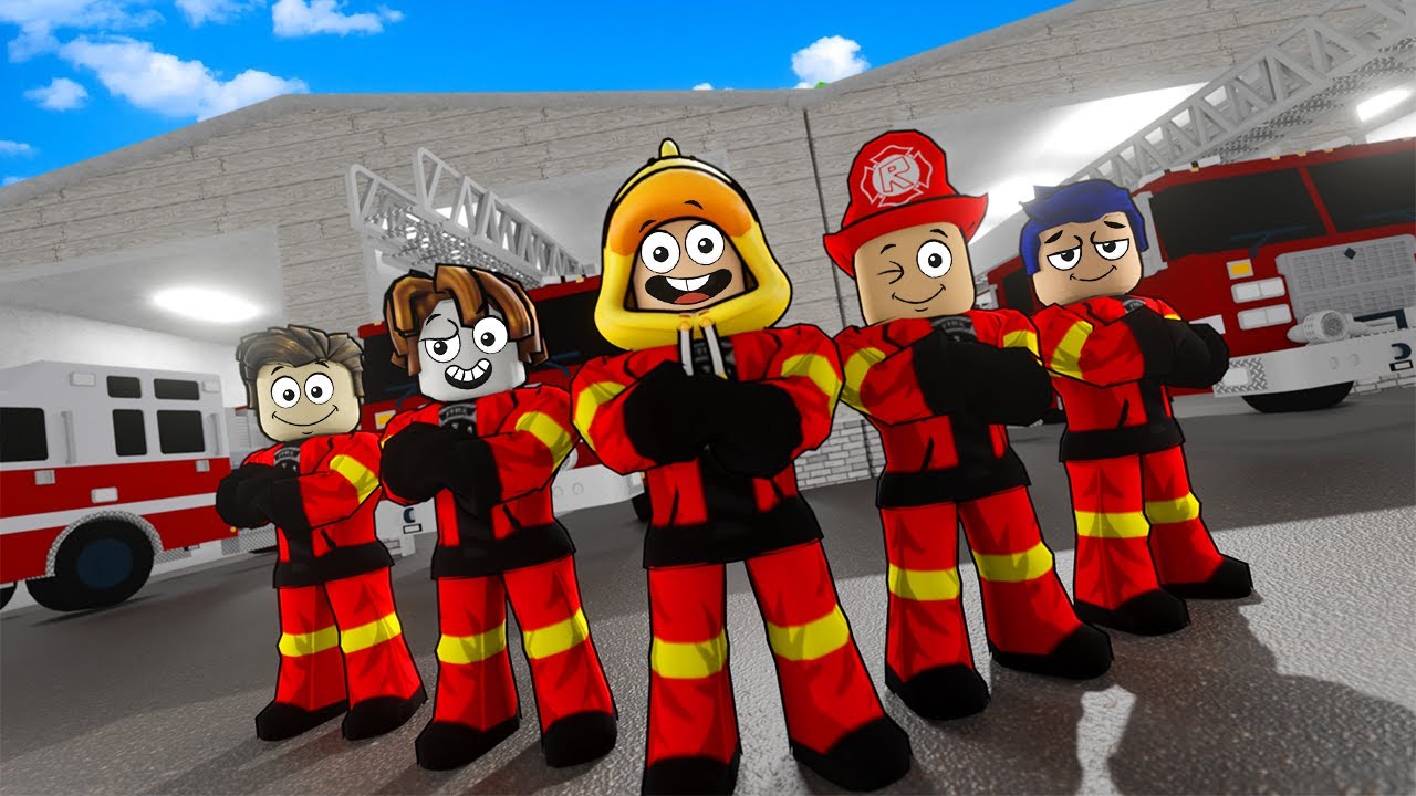 Jadi Petugas Pemadam Kebakaran! - Roblox Escape The Fire Station Obby ...