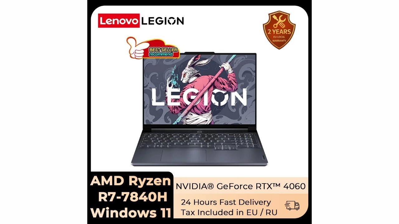 Review Lenovo Legion R9000X Gaming Laptop 2024 - YouTube