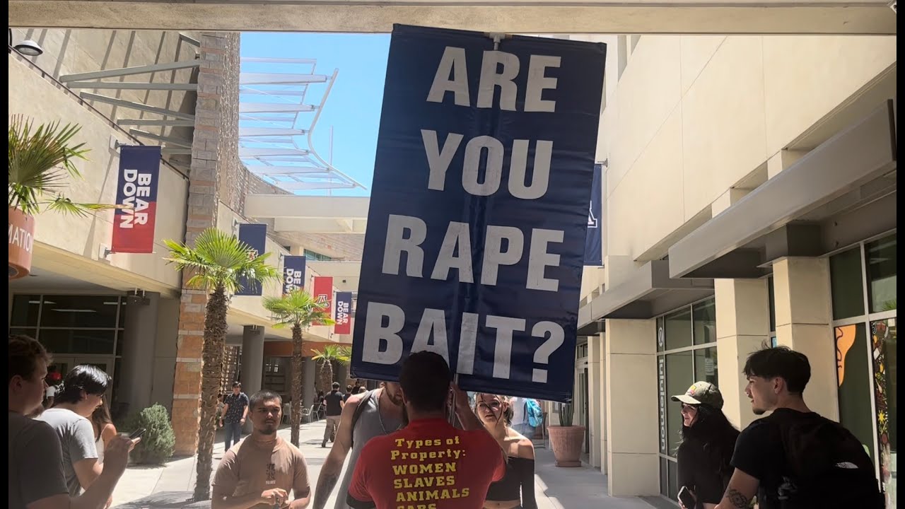 Are You R*** Bait? - Controversial Sign Provokes Outrage at The ...