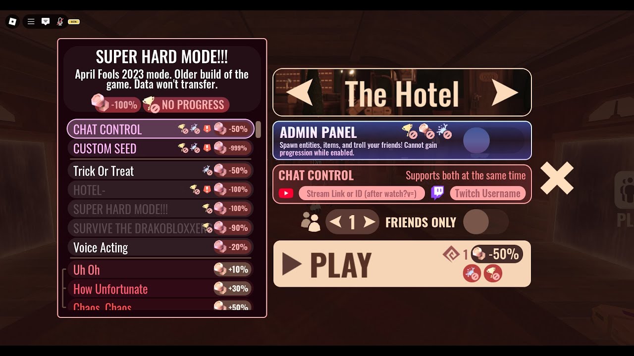 Doors but YOU control my game! (with viwers) - YouTube