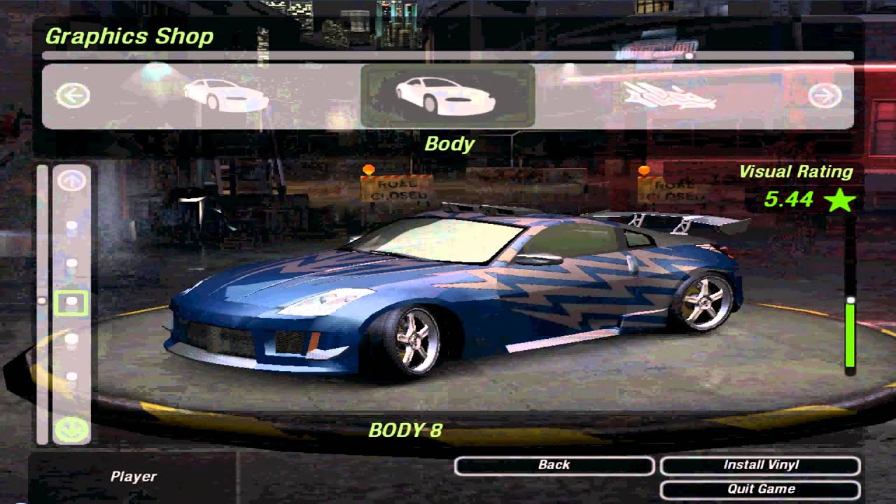 NFS Underground 2 - Tuning Nissan 350Z - YouTube