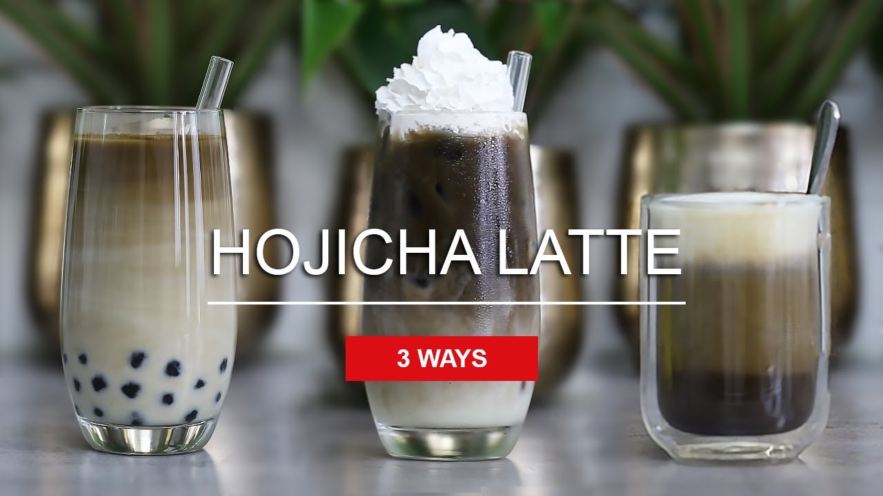 MUST TRY! 3 Incredible Hojicha Latte Recipes. - YouTube
