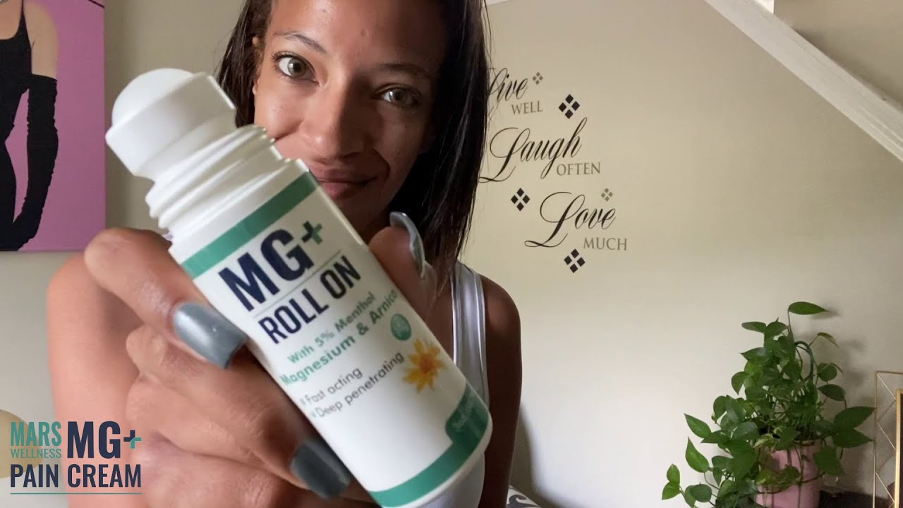 MG+ Cooling Roll on Pain Relief (3 oz) – Fast Acting Arnica Roll on 5% ...