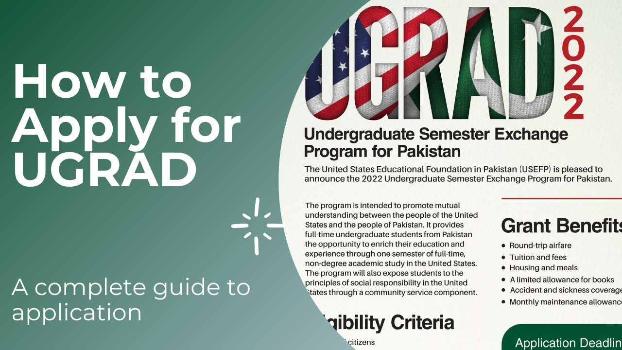 UGRAD application guide - YouTube