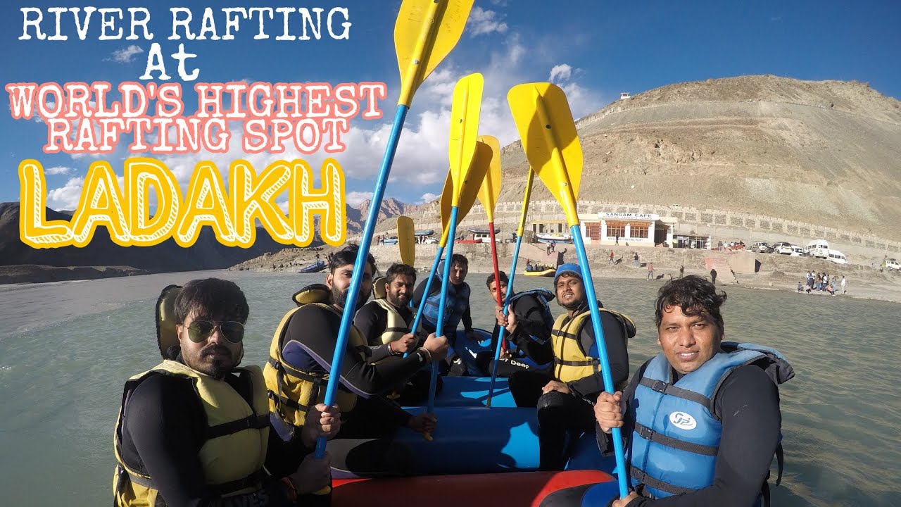 River Rafting at World's Highest Rafting Point | The Zanskar River ...