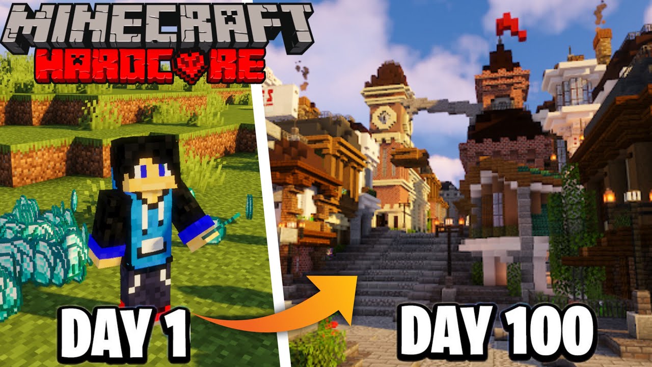 Minecraft Diamond Survival : One Gem to Rule Them All for 100 Days ...
