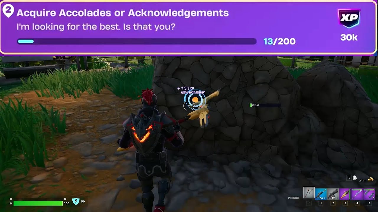 Acquire Accolades or Acknowledgements Fortnite - YouTube