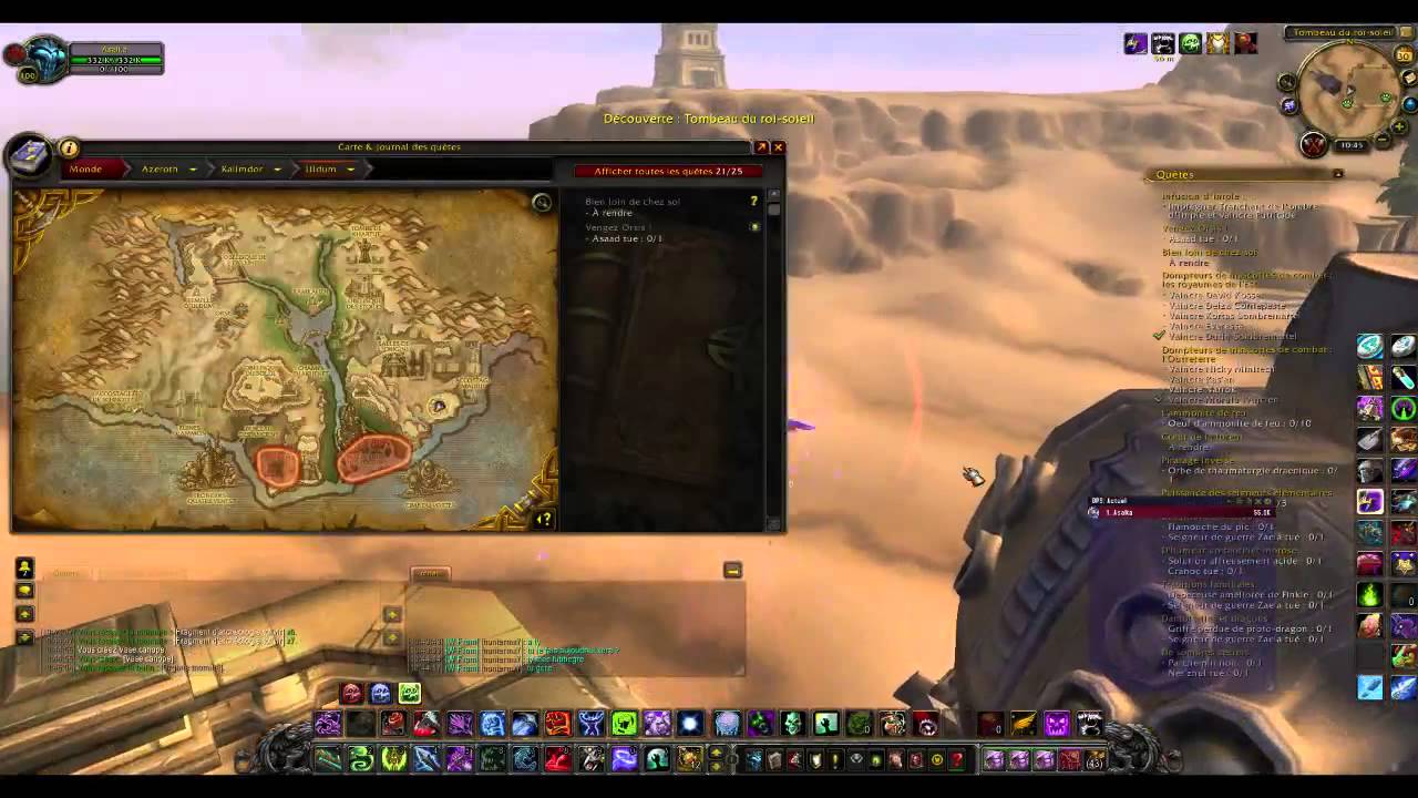 WoW Archéologie Monture Fossile - YouTube