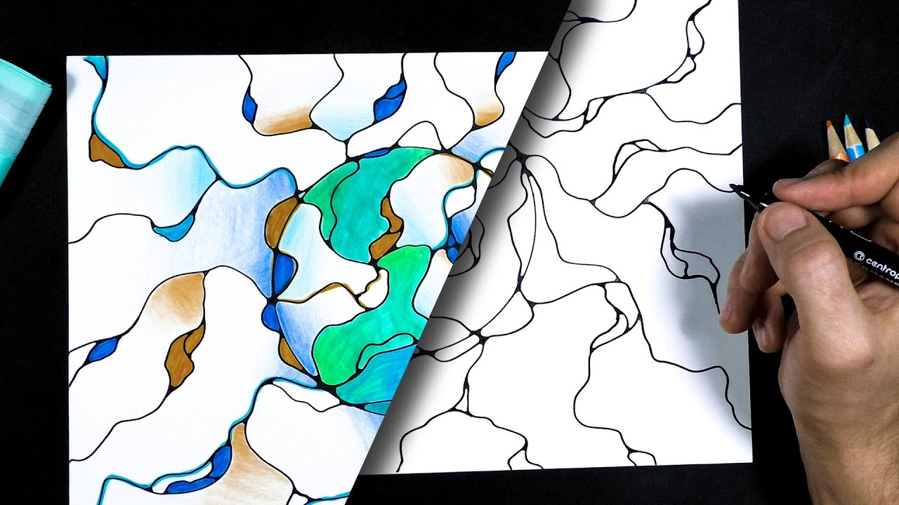 Simple Neuro Art #9 / relaxation - YouTube