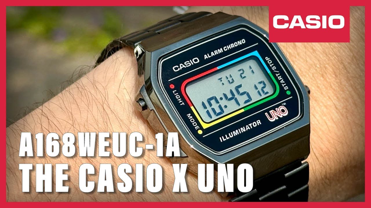 Unboxing The Casio UNO A168WEUC-1A - YouTube