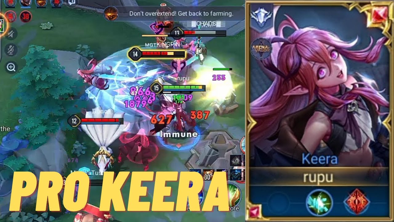 AoV : KEERA PRO GAMEPLAY | BEST BUILD | - ARENA OF VALOR - YouTube