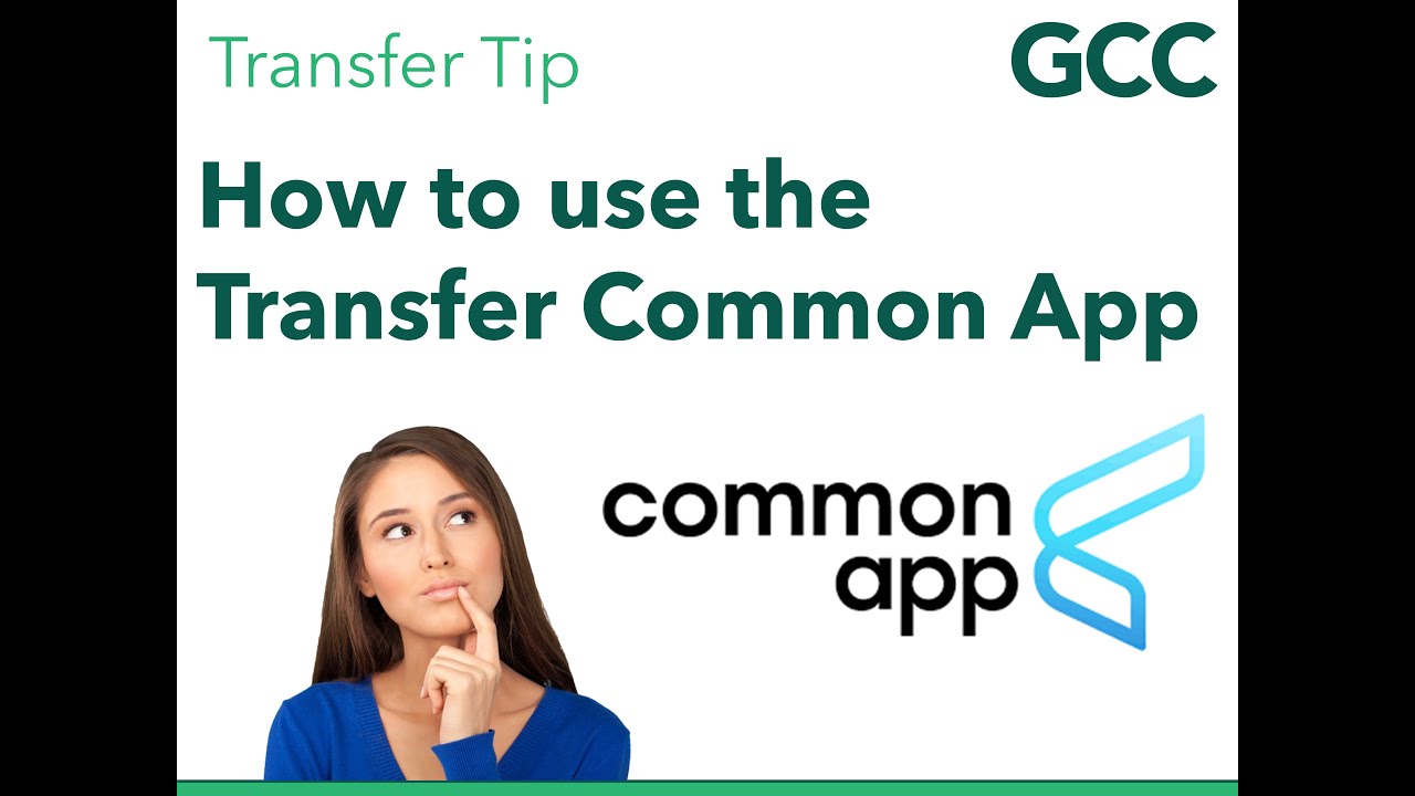 How to Use the Transfer Common App - YouTube
