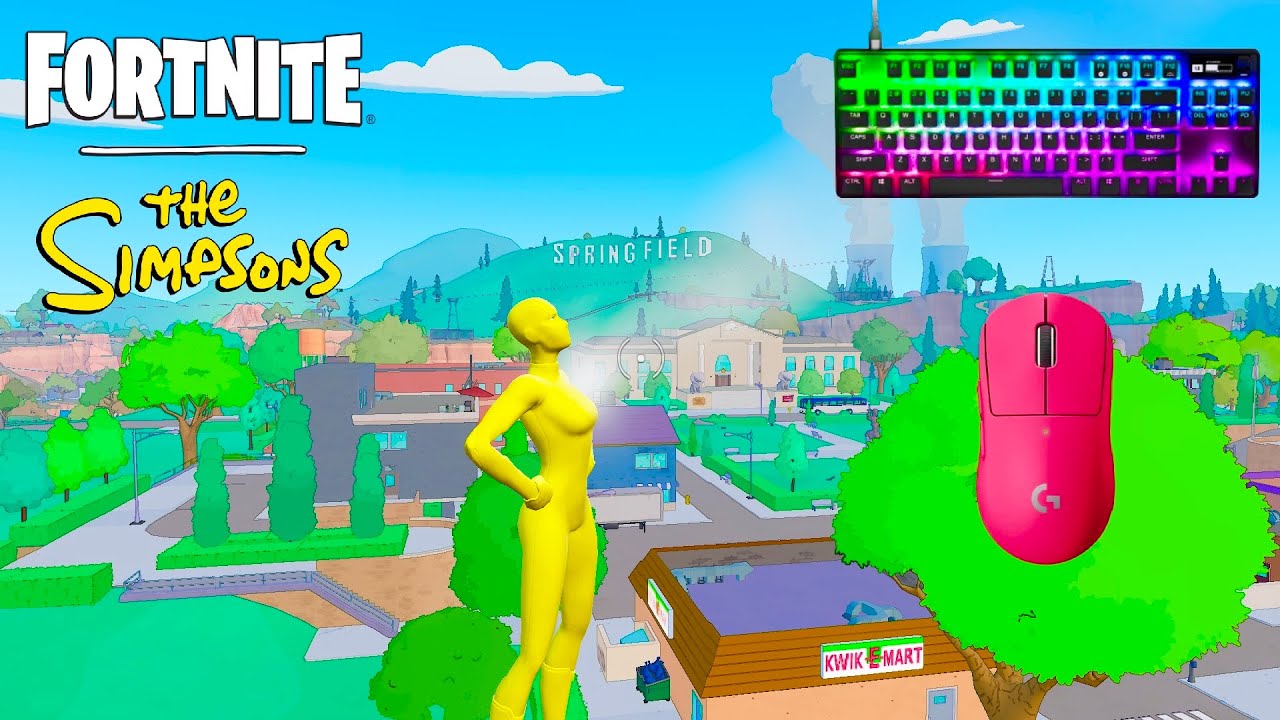 *NEW* SIMPSONS BATTLE ROYALE 🏆SteelSeries Apex Pro TKL ASMR😴Satisfying ...