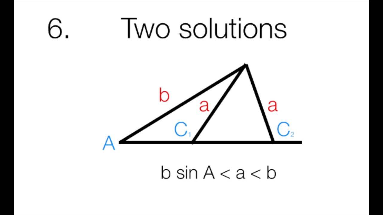 How to Solve a SSA Triangle - YouTube