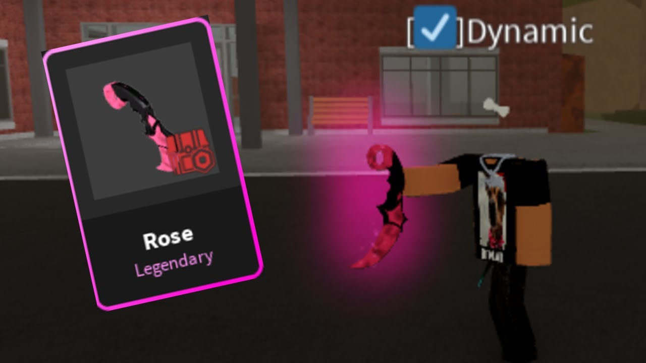 Raiding with the New RAREST Knife In Da Hood (Rose) - YouTube