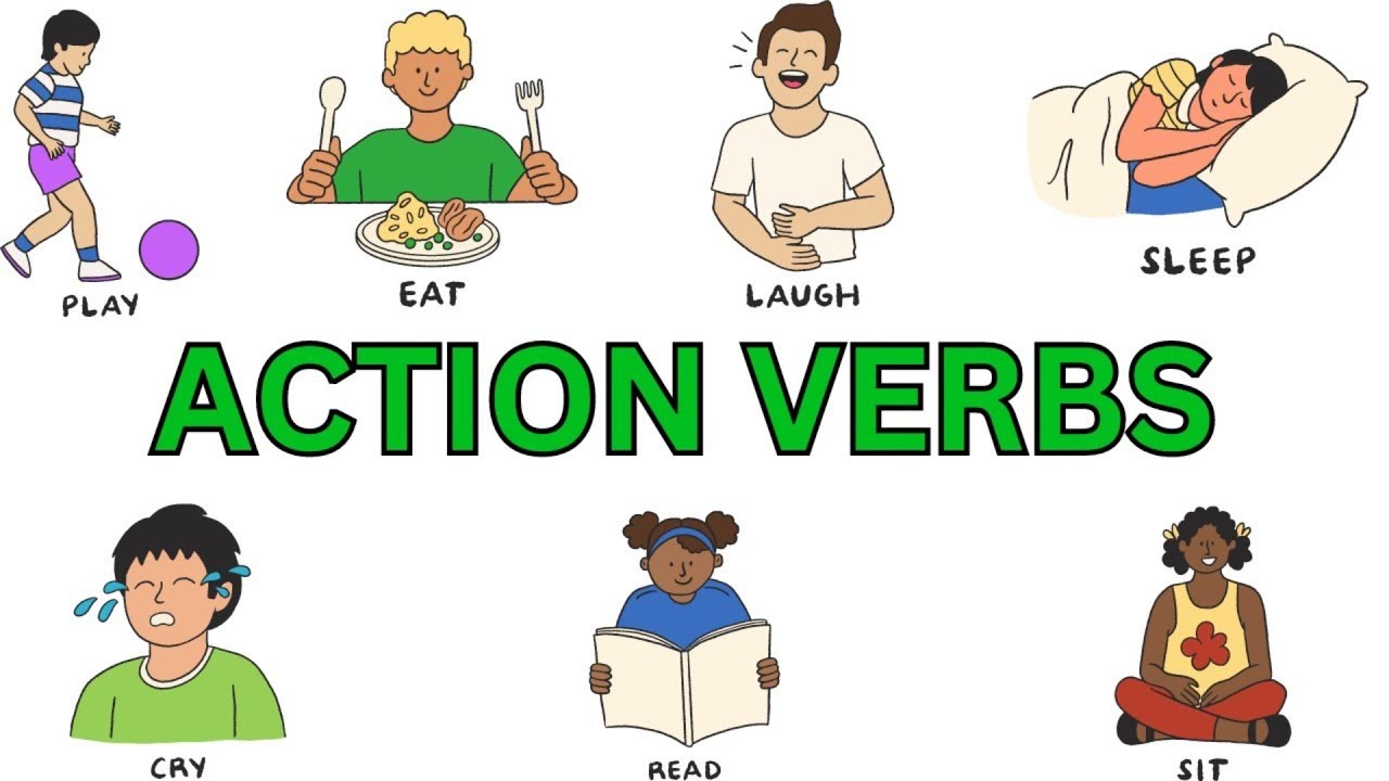 Action Words for Kids | Learn with Fun & Movement | Kiddos Academy and ...