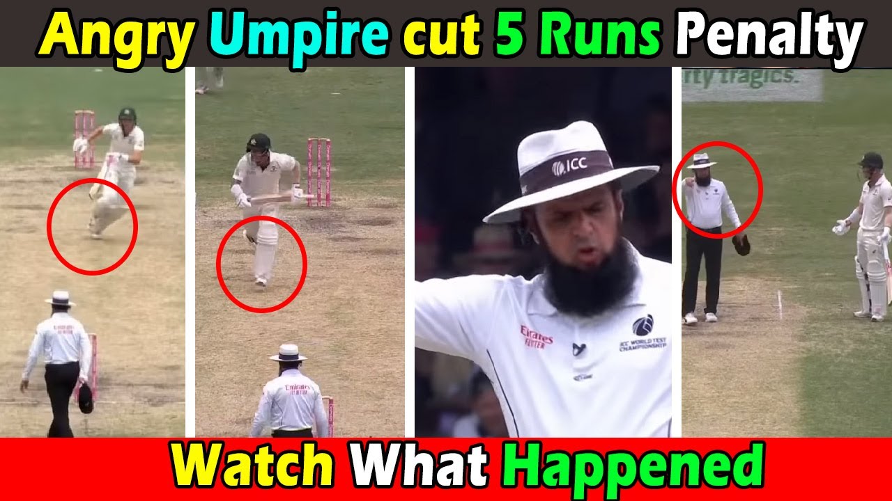जब अंपायर ने किया ५ रन की पेनल्टी । Watch Why Angry Umpire Gives 5 Runs ...