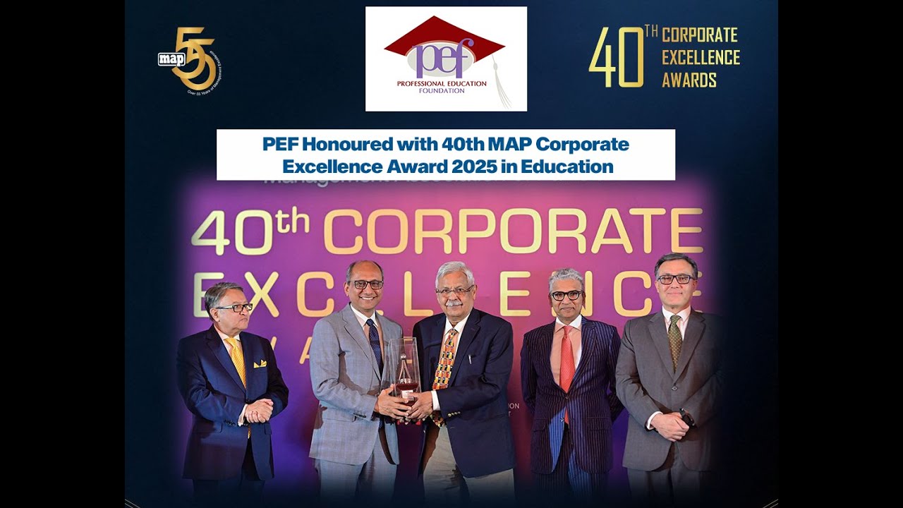 PEF Honored with MAP’s 40th Corporate Excellence Award 2025 - YouTube