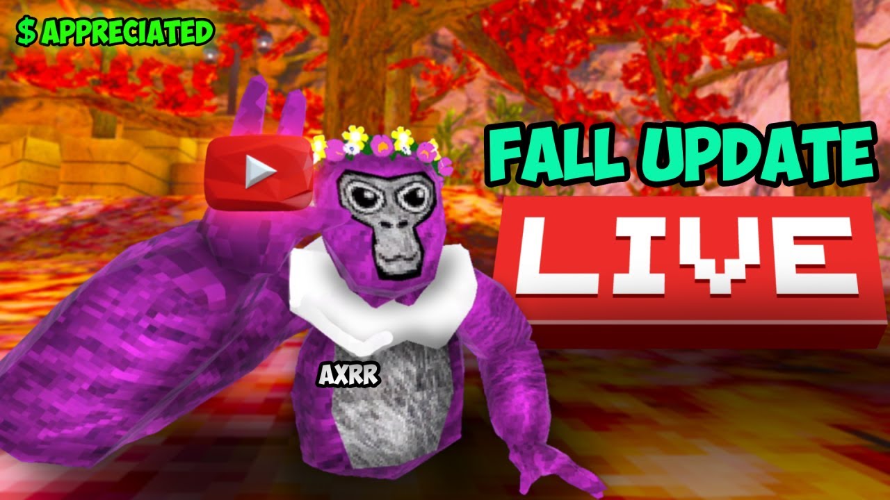 *NEW* FALL UPDATE LIVE IN GORILLA TAG - YouTube