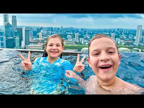 Las vacaciones familiares de Roma y Diana en Singapur