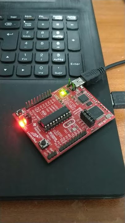 BLINK LED MSP430 Lauchpad - YouTube