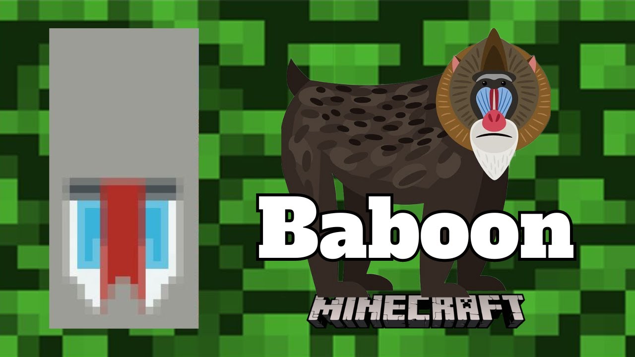 Minecraft Tutorial *:. Baboon Banner Design - It's Banner Time! - YouTube