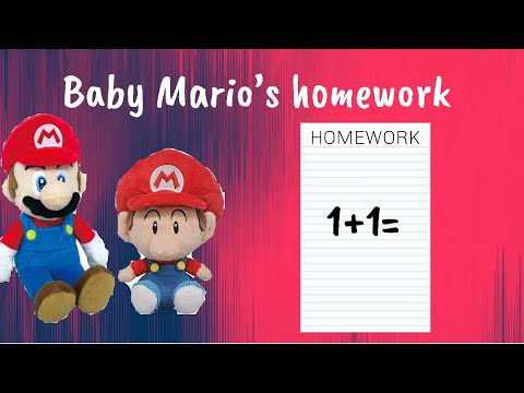 Mario plush episode 17 baby Mario’s homework - YouTube