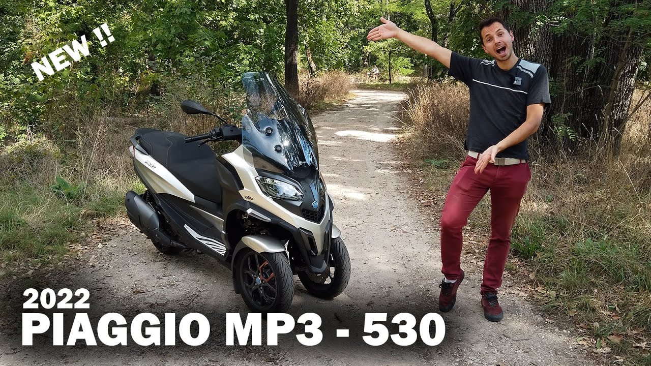 Nouveau PIAGGIO MP3 530 - 2022 Ca donne quoi ? - YouTube
