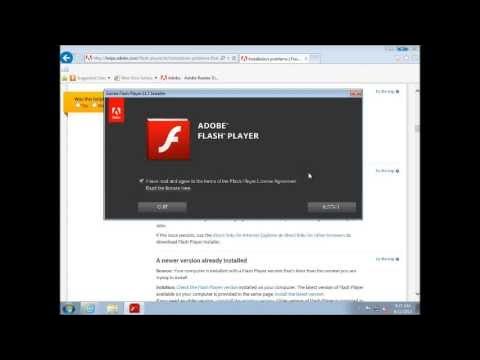How to update your flash player - YouTube