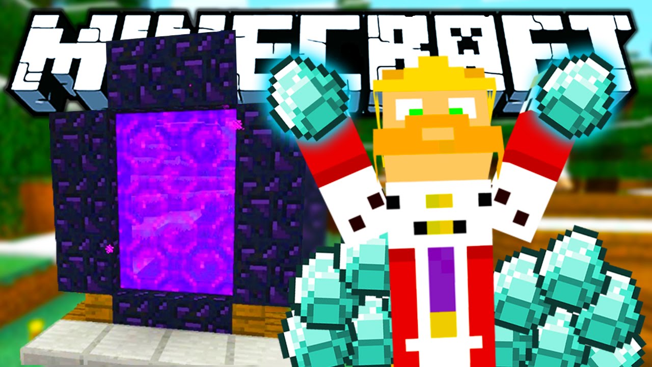 Nether Portals and Diamond! - Minecraft [147] - YouTube