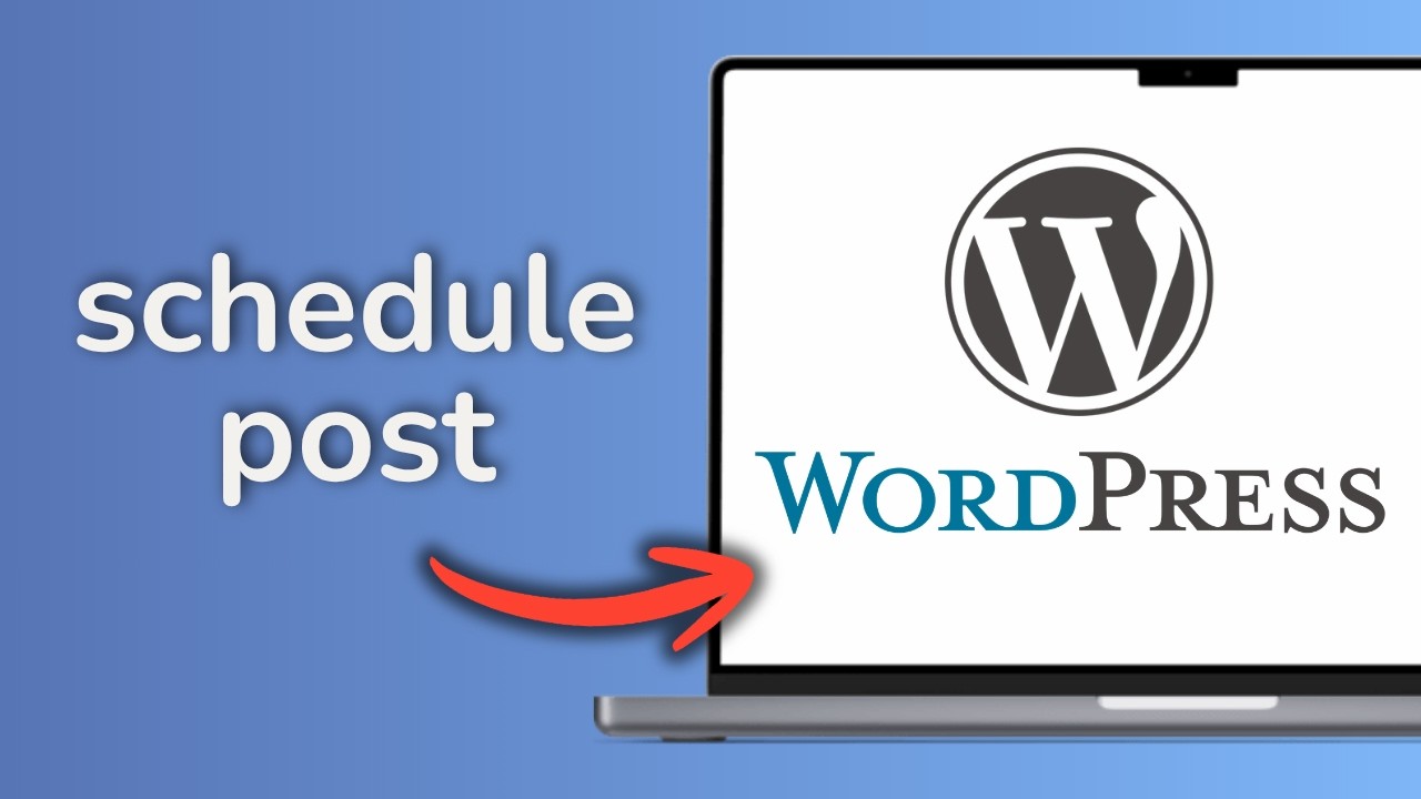 How to schedule a post in WordPress - YouTube