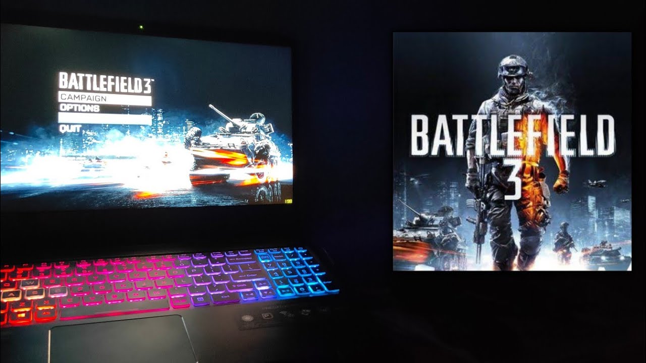 Battlefield 3 in turbo mode Acer Predator Triton 300 core i5 with gtx ...