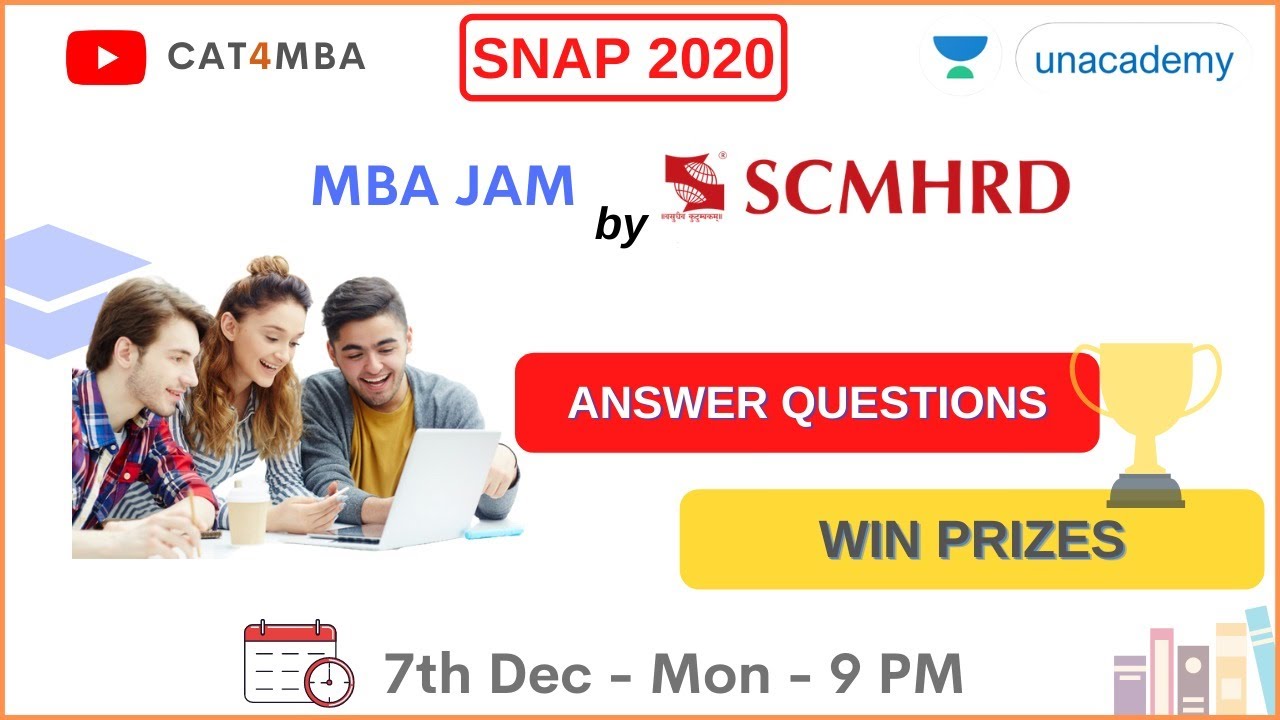 SNAP 2020 | MBA JAM by SCMHRD | Answer Questions & Win Prizes ...