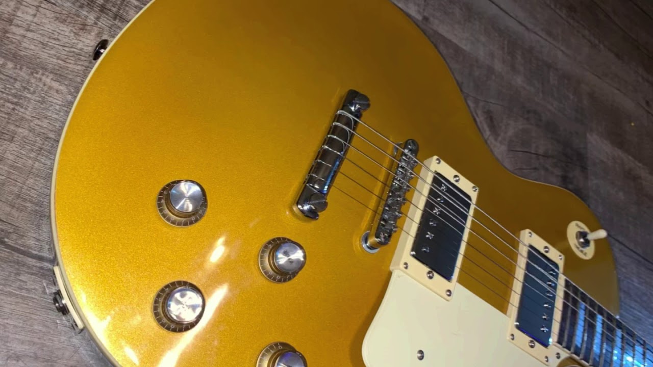 Samick Artist series LS-450 (Goldtop Les Paul) - YouTube