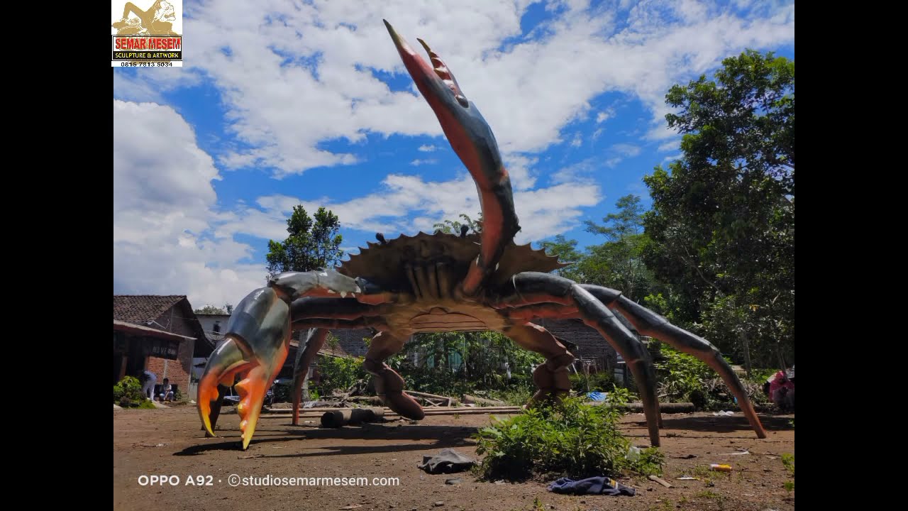 Penampakan Patung Kepiting Raksasa!!🦀 - YouTube