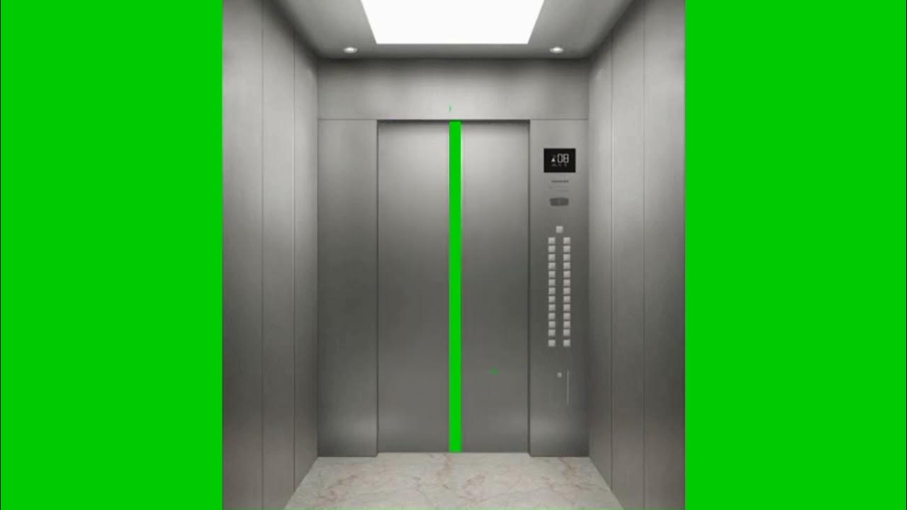Green Screen Closing and Opening Elevator / Free download - YouTube